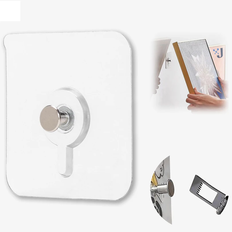 Heavy-Duty-Adhesive-Hooks-for-Frames-Posters-Photos-Waterproof-Picture ...