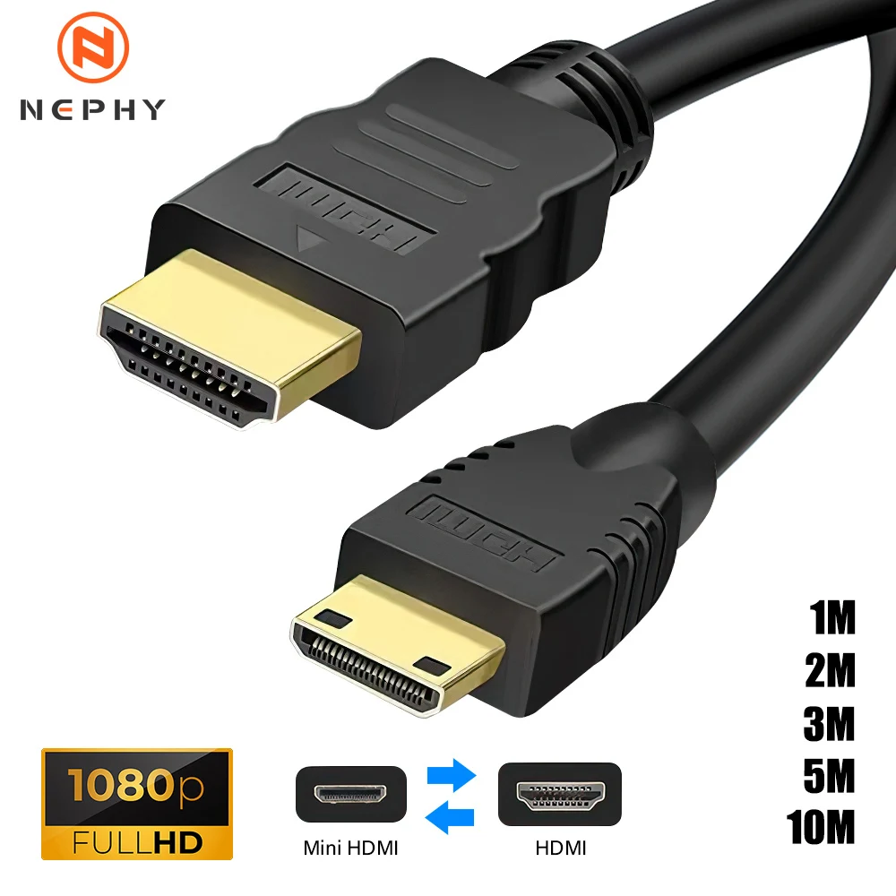 HDMI-To-MINI-HDMI-Cable-HDMI-Male-To-MINIHDMI-Gender-1080P-HD-Adapter ...
