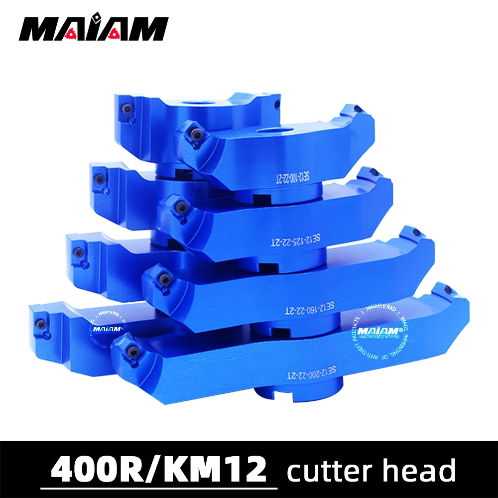 90° KM12 400R Milling Cutters Tool 50 22 63 27 Right angle two edged ...