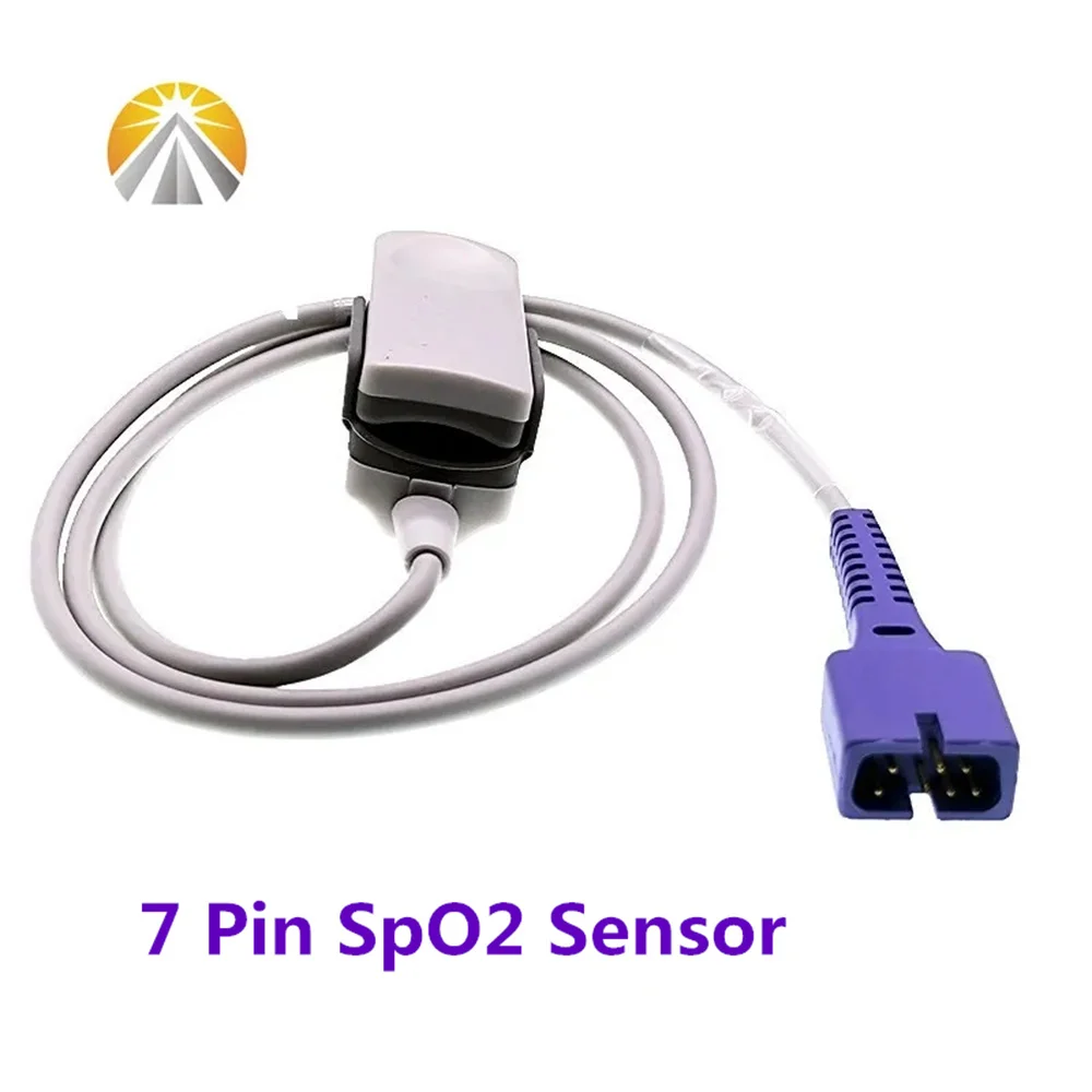 Normal-7-Pin-SpO2-Sensor-Reusable-0-9-Meter-For-Patient-Monitor-Non-OXI ...
