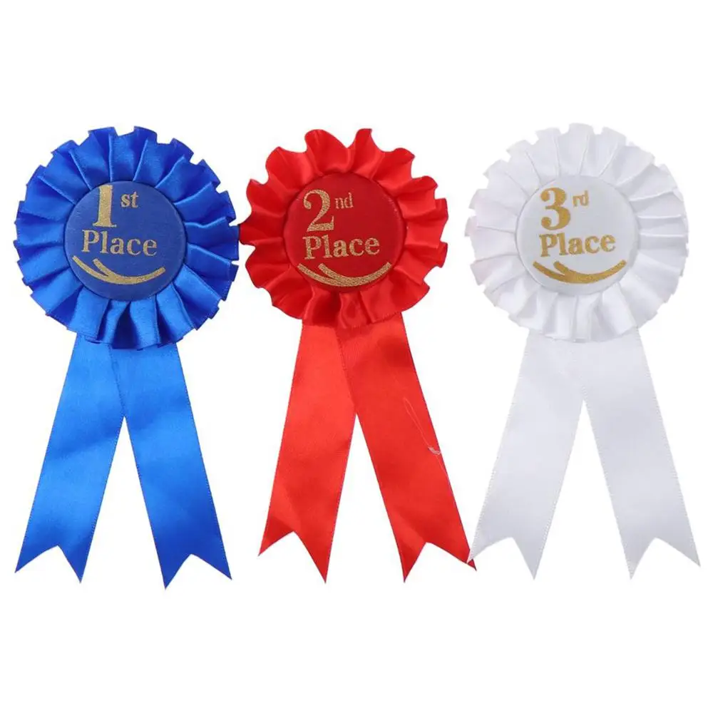 Competitions-Blue-Red-White-Ribbon-Award-Set-Recognition-Ribbons ...
