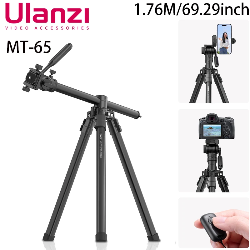 Ulanzi-MT-65-Universal-Phone-Camera-Photography-Tripod-1-76-Bluetooth ...