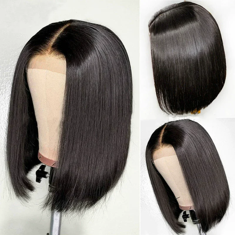 Hair Extensions Daily Use Synthetic Fiber Black Women Wigs Breathable ...