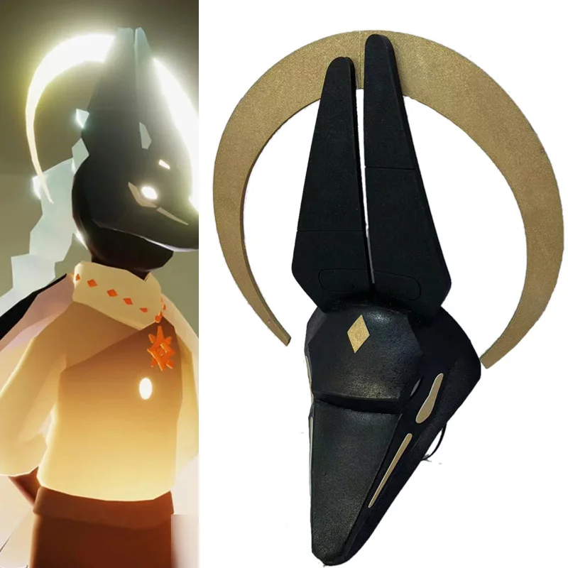 Sky Children of the Light Anubis Cosplay Mask Helmet Halloween Cosplay ...