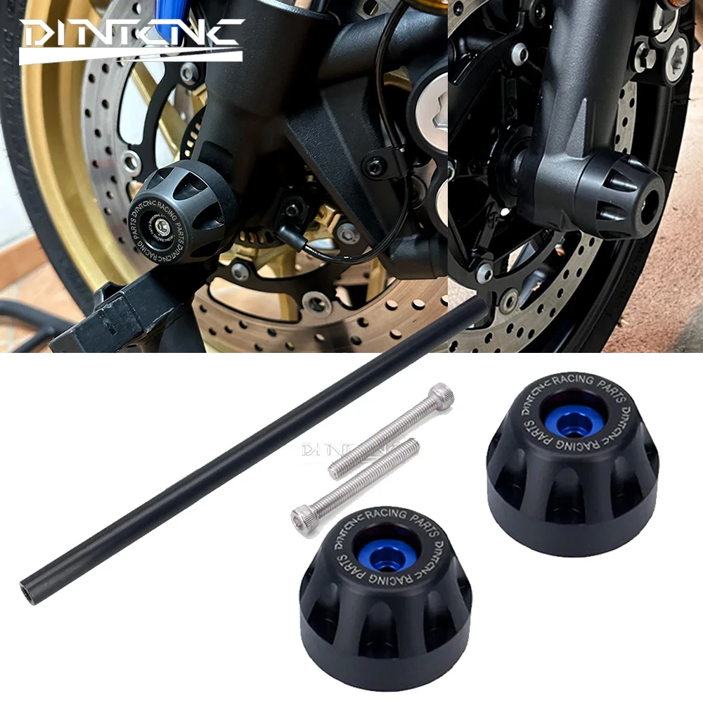 For-Yamaha-MT07-FZ07-XSR700-Front-Rear-Axle-Motorcycle-Wheels-Anti ...