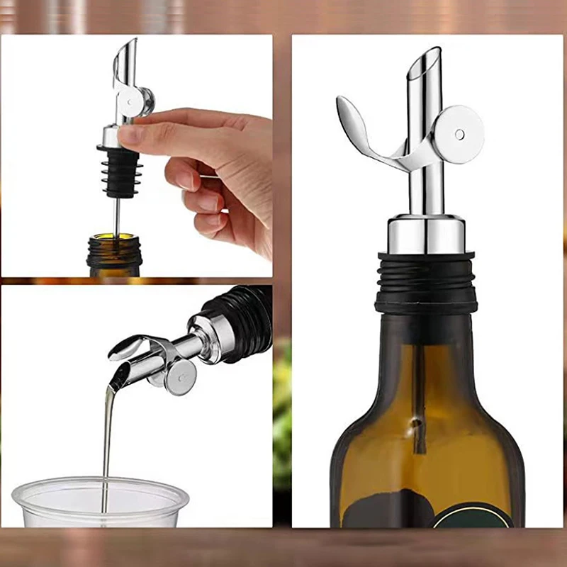 New-Bottle-Pourer-Auto-Flip-Liquor-Bottle-Pourer-For-Alcohol-Stainless ...