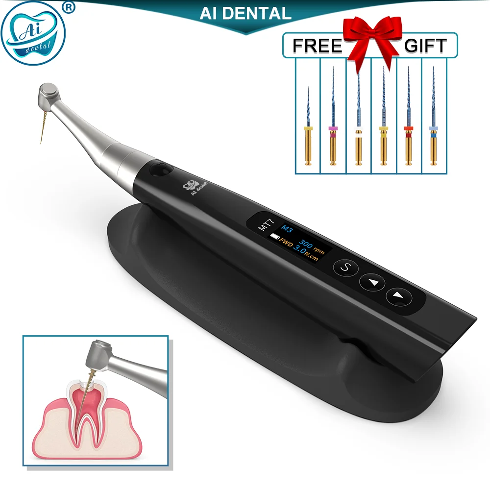 Dental Wireless 16:1 Endo Motor Endodontics Contra Angle Handpiece ...
