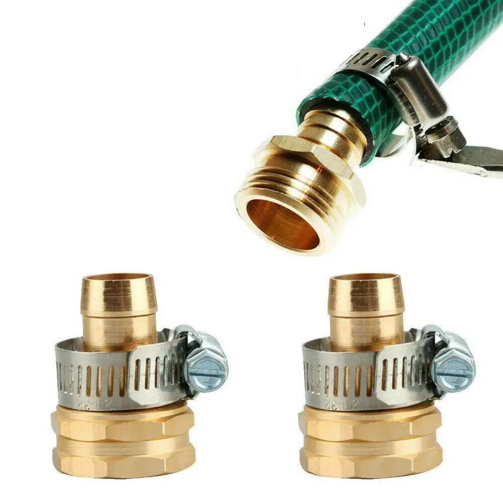 3/4 Inch Garden Hose Repair Mender Kit Hose Connector With Stainless ...