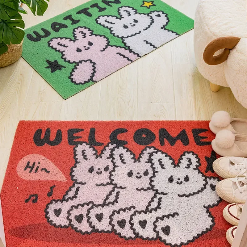 Cute-Design-Entrance-Door-Mat-PVC-Silk-Loop-Carpet-Door-Mat-Home-Entry ...