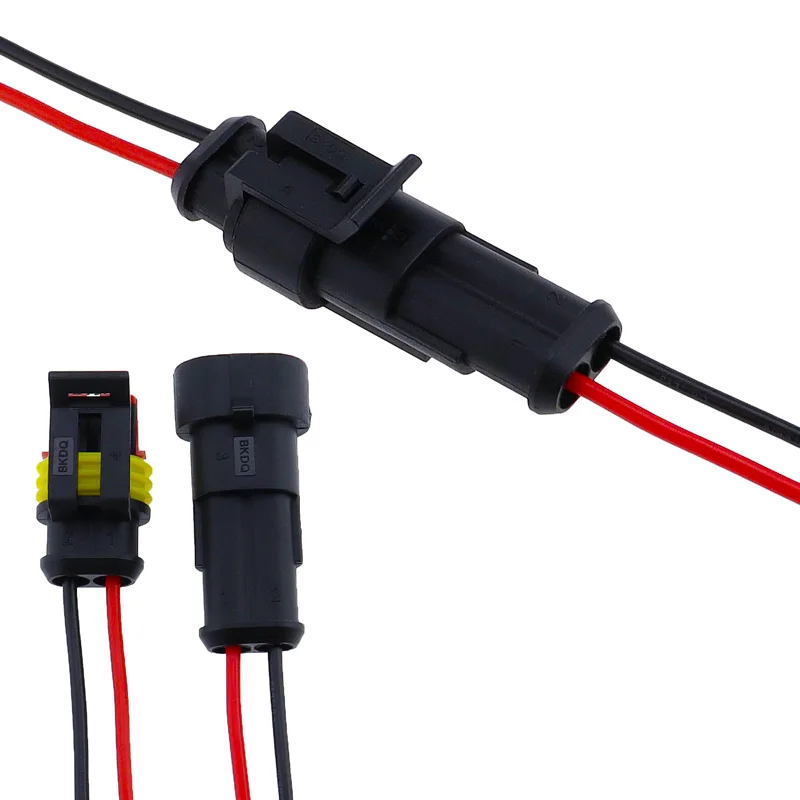 Conector-de-cable-el-ctrico-impermeable-juego-de-enchufes-conectores ...