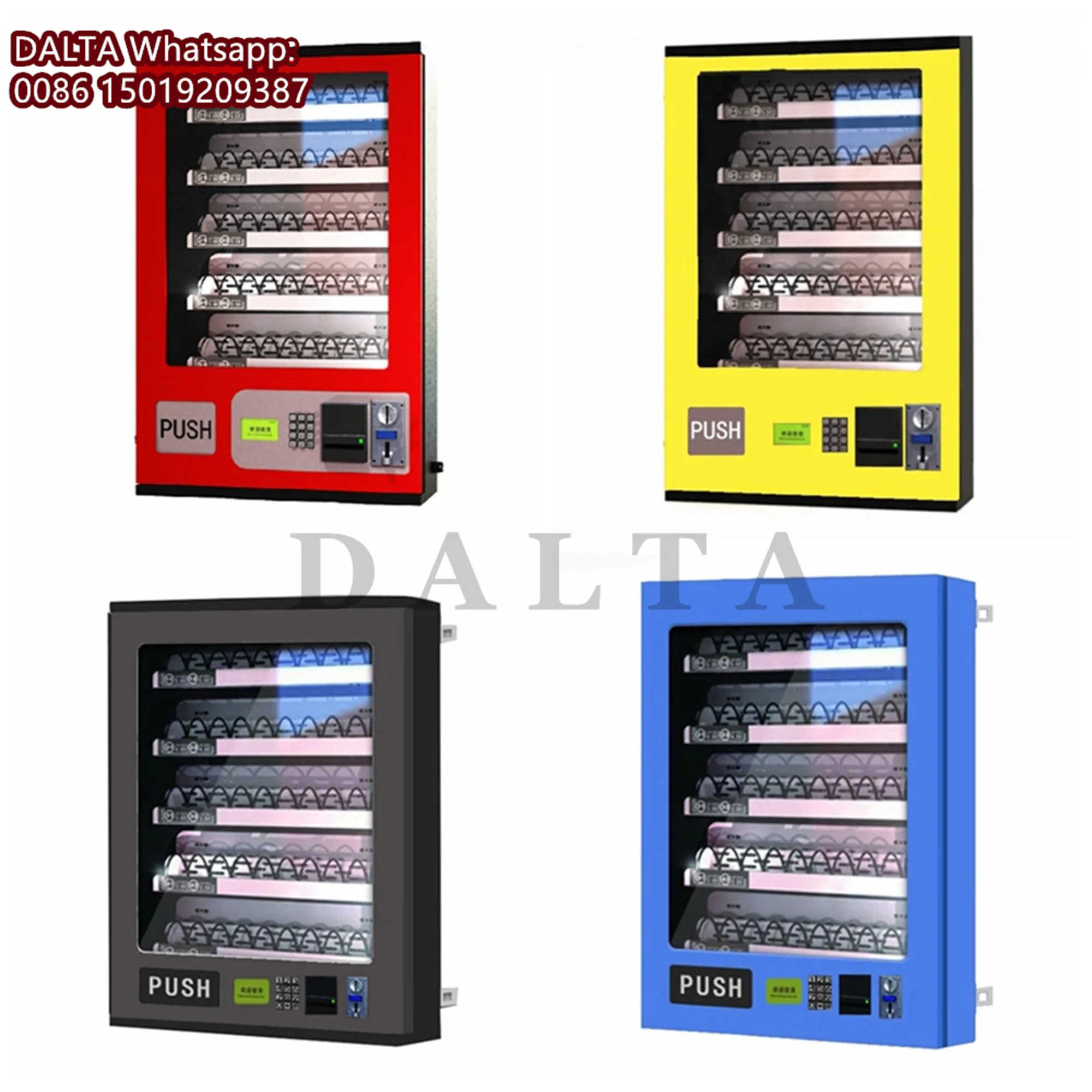 5 Layers Desktop Vending Machines With Credit Card Coin Bill Payment ...