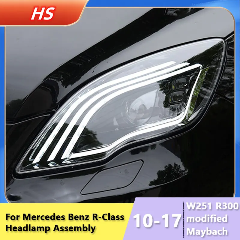For-Mercedes-Benz-R-class-LED-Headligh-Assembly-W251-R300-Front-Light ...