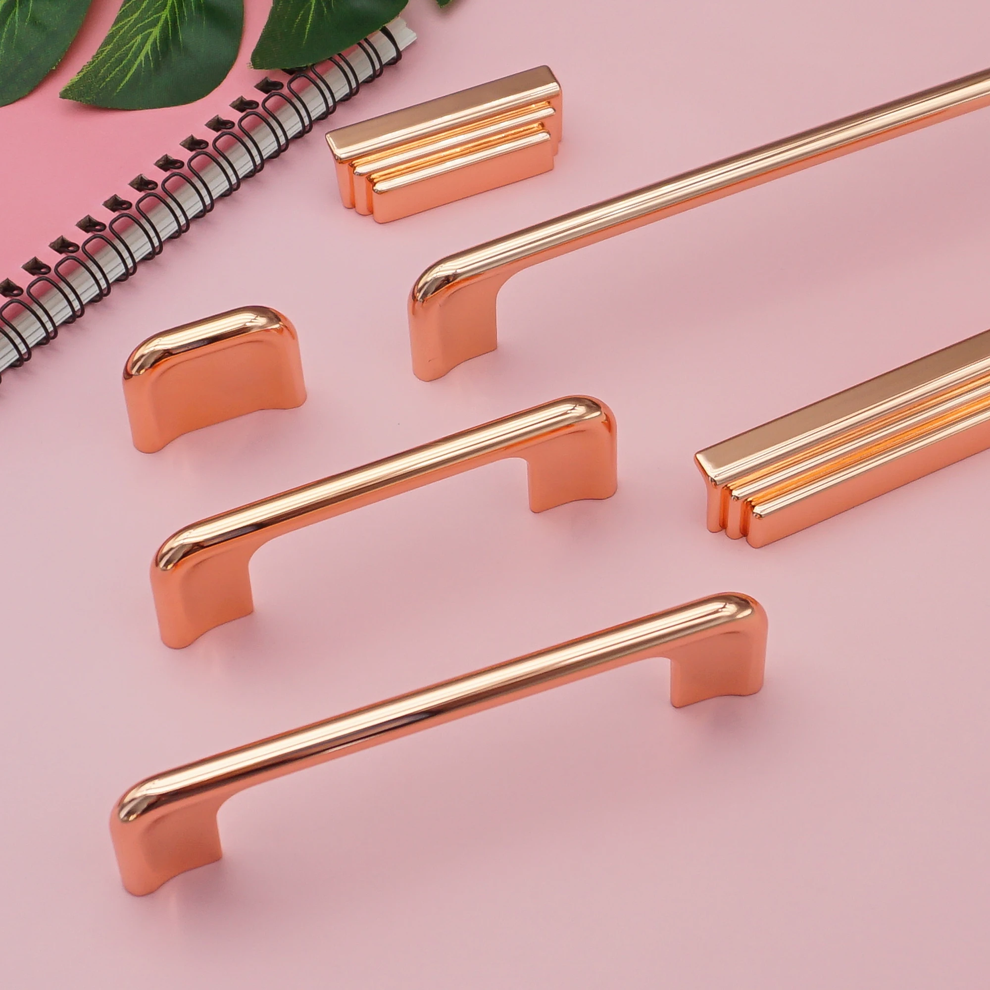 Rose Gold Knobs And Handles For Drawers Double Hole Bedroom Wardrobes ...