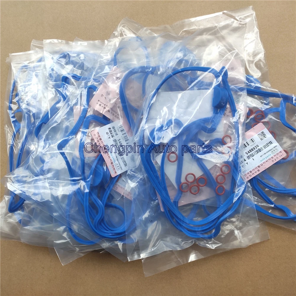 10X Aluminum Valve Cover Gasket Rubber OEM#5488936 90501944 Blue GASKET ...