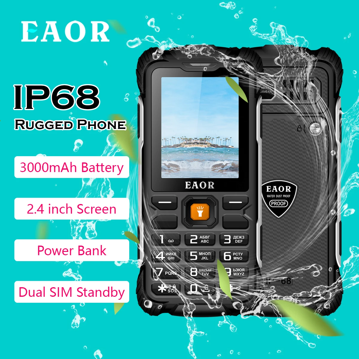 EAOR-Outdoor-Rugged-Phone-IP68-Water-Dust-proof-Push-Button-Phone ...