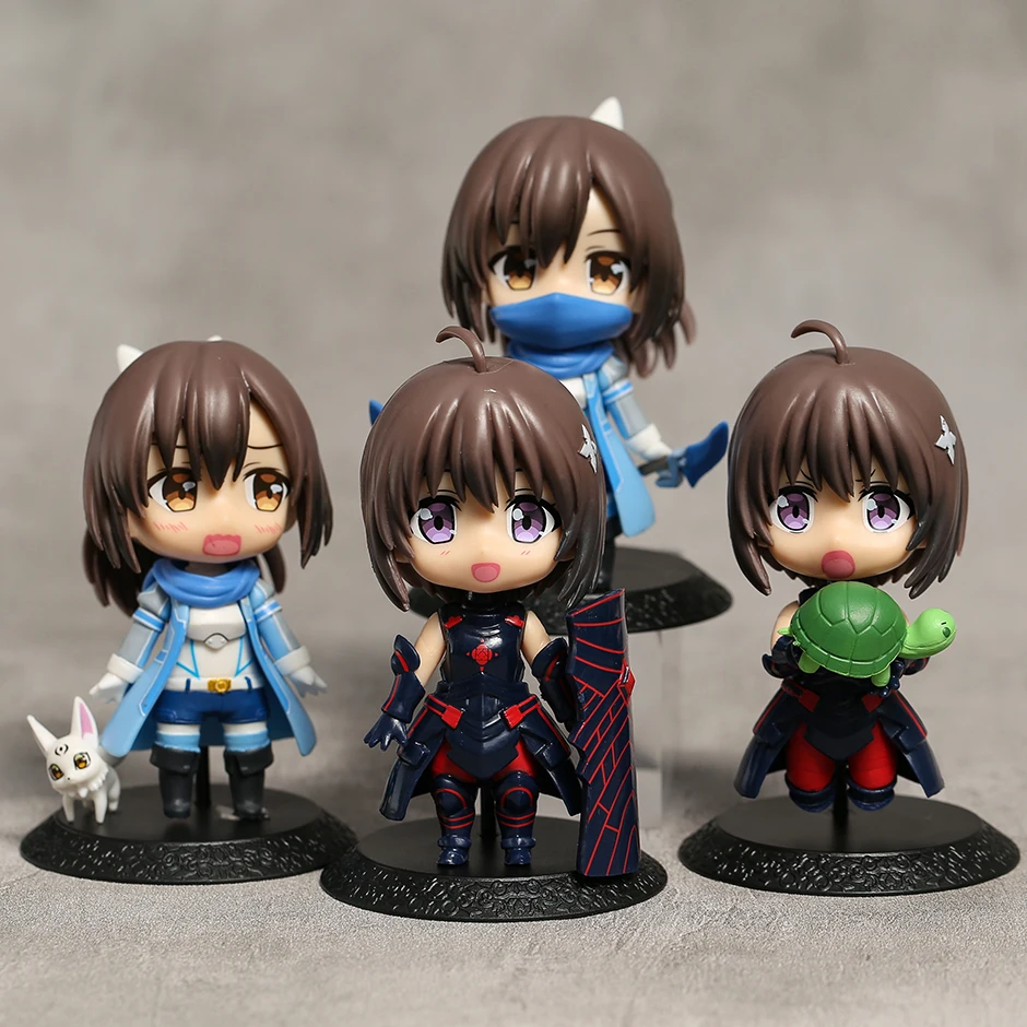 10cm Bofuri Maple Honjo Kaede Sally Shiramine Risa Figure PVC Toys ...