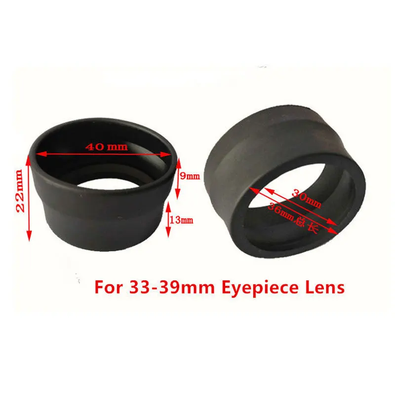Universal Binocular Eyecups 2 PCS Eyepiece Rubber Eye Shield Eye Guards ...