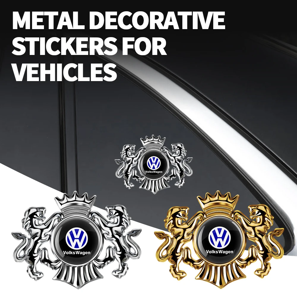 3D-Lion-Styling-Badge-Logo-Emblem-Sticker-For-Volkswagen-VW-Golf-Polo ...