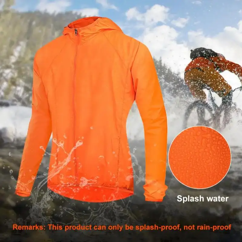 Outdoor Rain Jacket Men Women Reflective Sun Protection Clothing ...