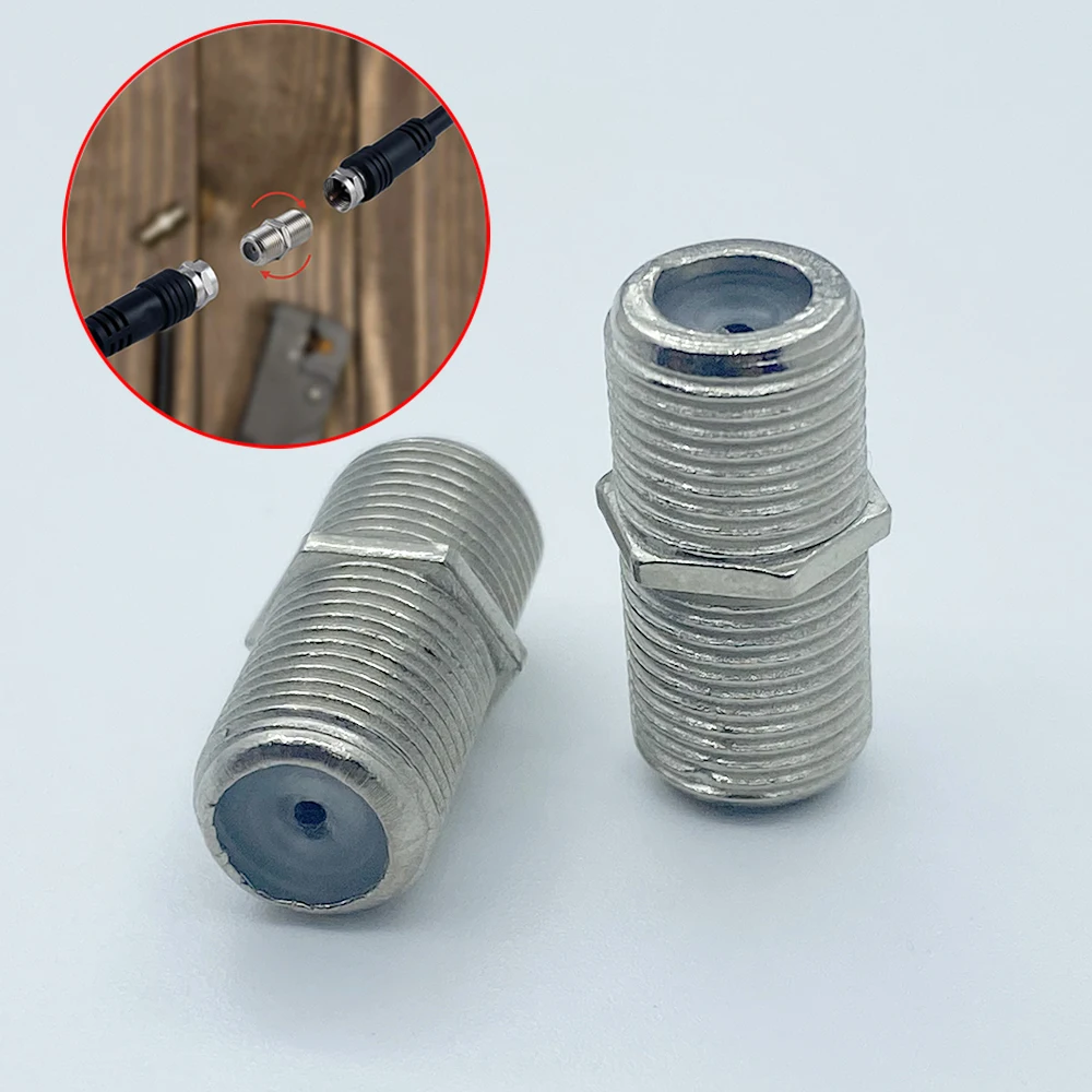 Conector tipo F de 5 piezas, cabeza hembra F, conector F Jack TV RG6 ...