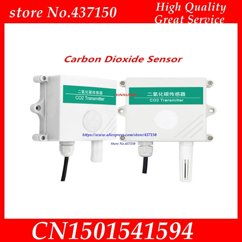 Co2 Sensor Detector Co2 Transmitter Rs485 Output Analog High Precision ...