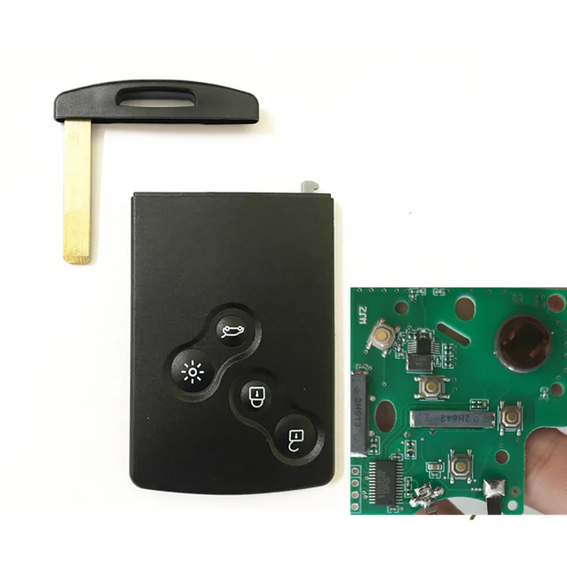 3pcs 5pcs 10pcs 4 Button 434mhz Keyless Car Key with pcf7952 Chip for ...