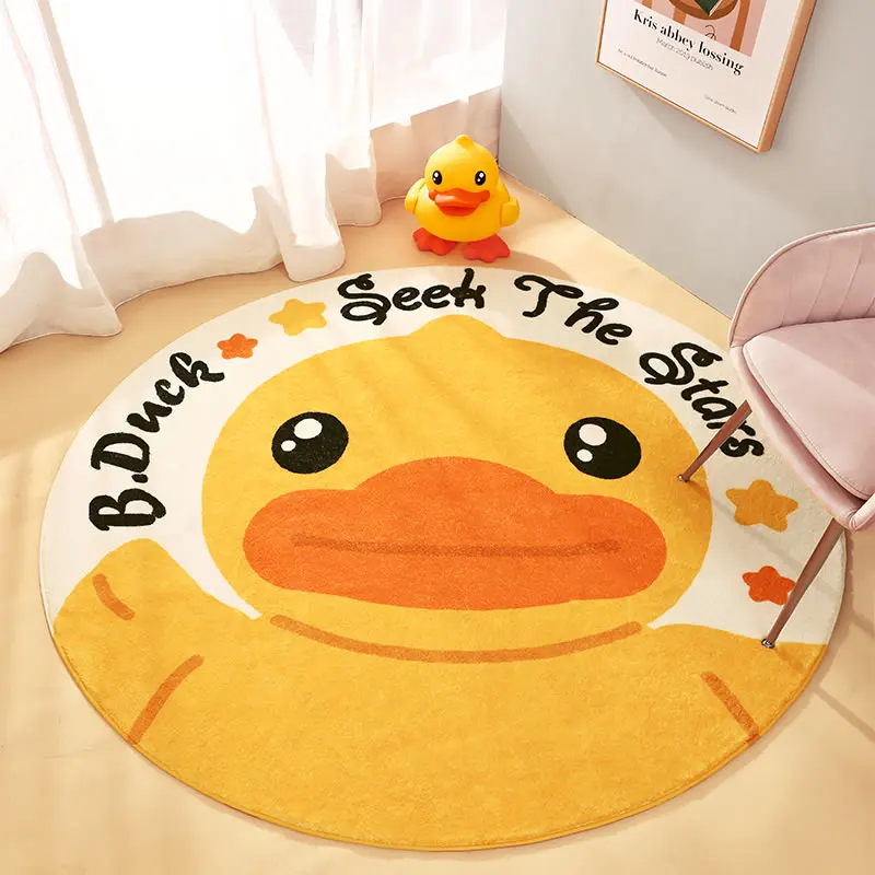 Little-Yellow-Duck-Carpets-for-Living-Room-Cute-Bedroom-Decor-Bedside ...