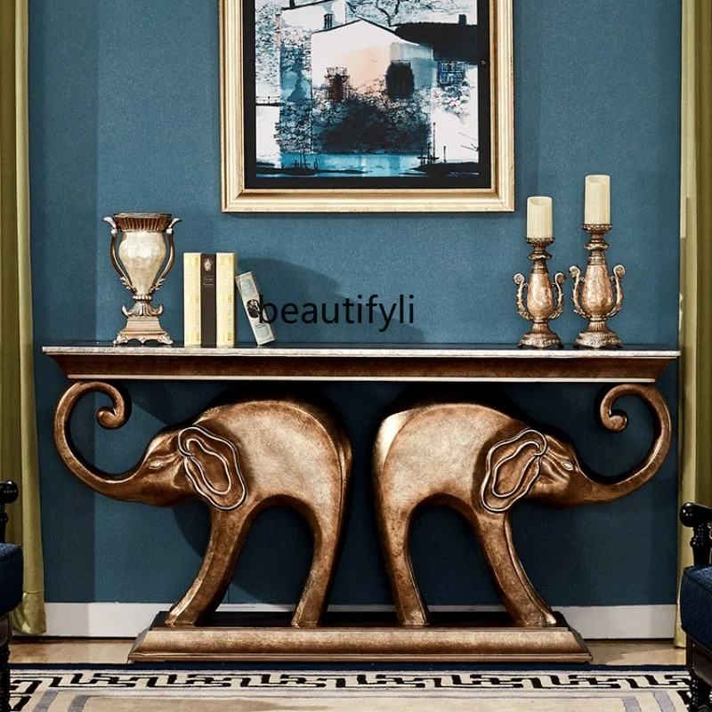 Classical-European-Console-Tables-Modern-Console-Half-round-Table ...