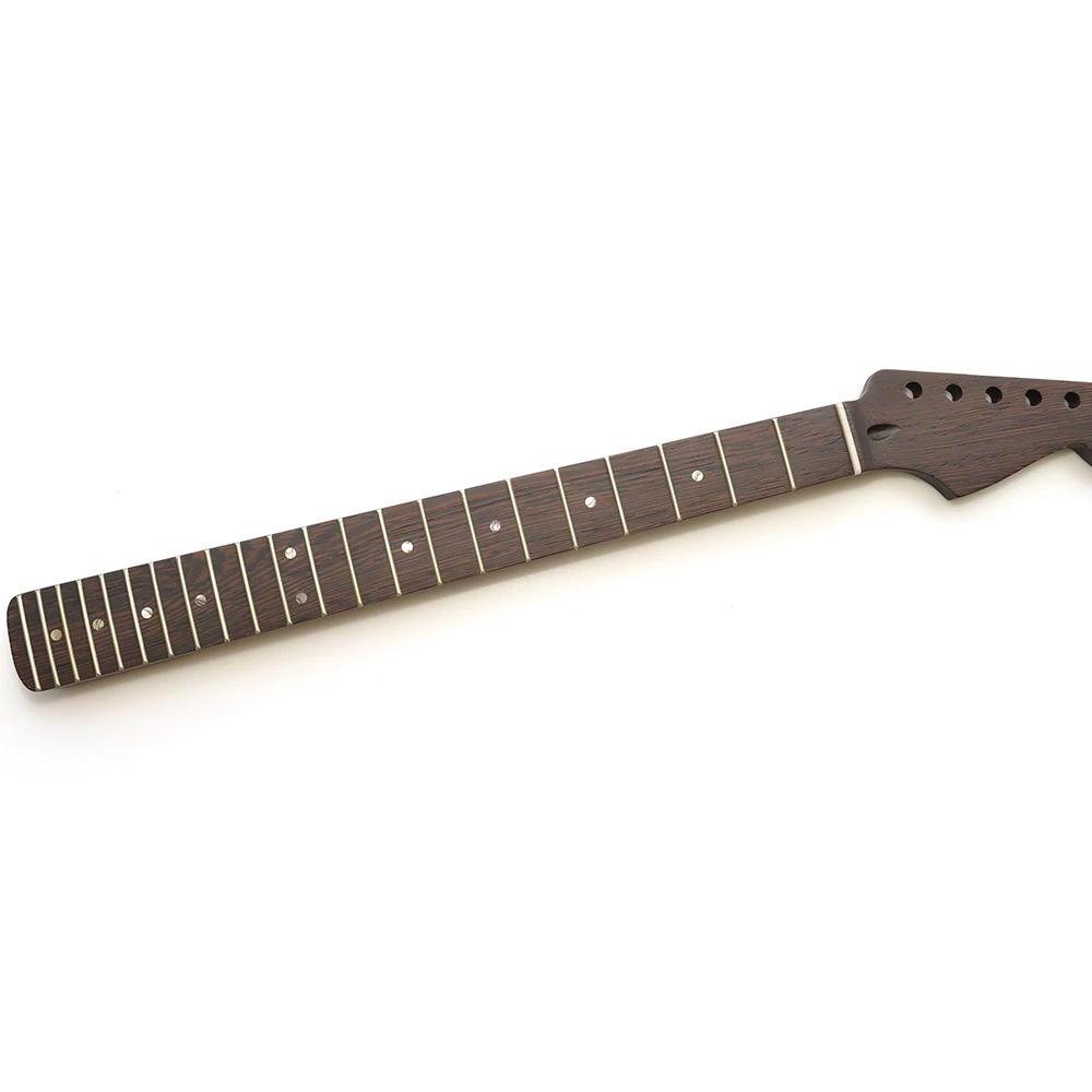 22-Fret-Electric-Guitar-Neck-Black-Wenge-Wood-Matte-Finish-Guitar-Neck ...