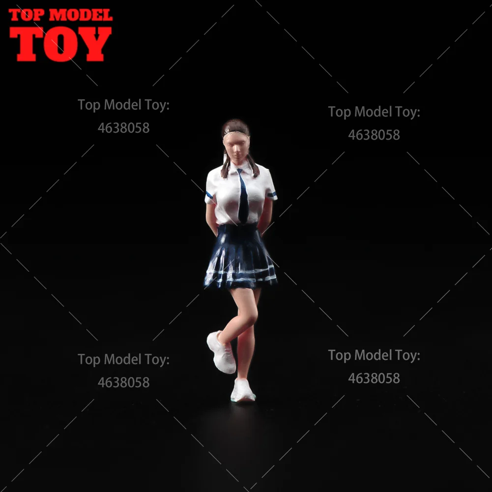 Painted-Miniatures-1-64-1-43-1-87-Cheerleading-School-Uniform-Girl ...