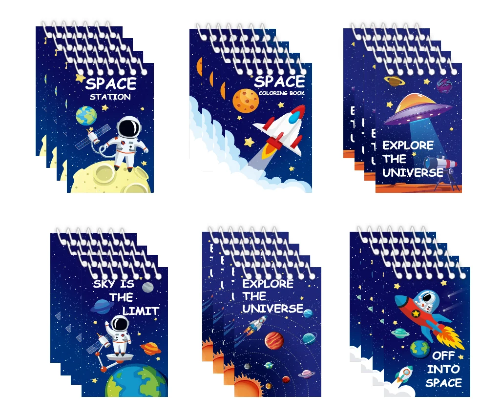 Outer-Space-Mini-Notebook-6-Pack-Kids-Space-Party-Favors-Solar-System ...