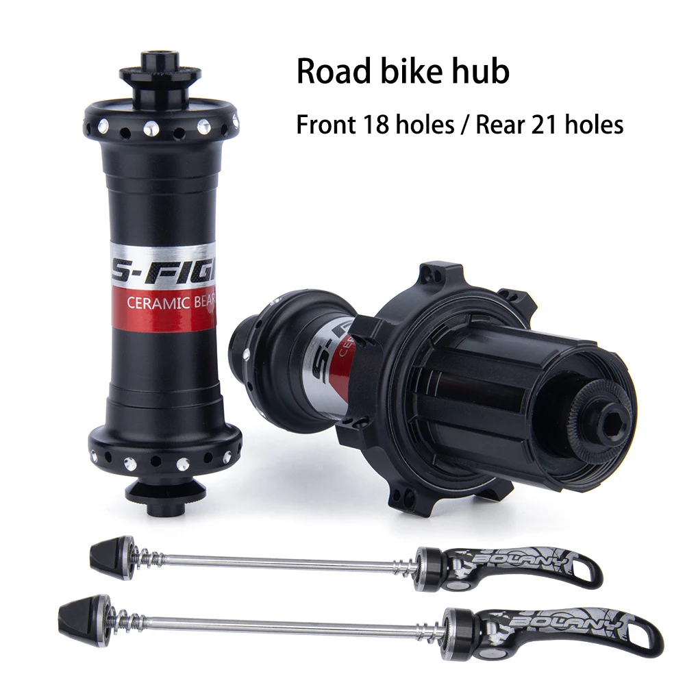 Road-Bike-Hub-4-Peilin-Ceramic-Bearings-Front-18-Hole-Rear-21-Hole ...