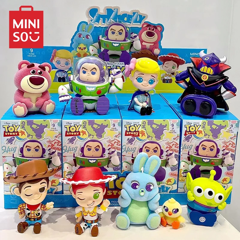 MINISO-Blind-Box-Disney-Pixar-Buzz-Lightyear-Alien-Lotso-Ducky-Bo-Peep ...