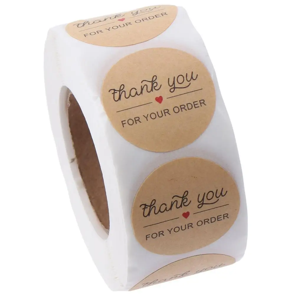 500Pcs Thank You for Your Order Stickers, Thank You Label Stickers, 1 ...