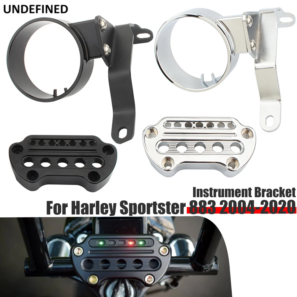 For-Harley-Sportster-883-Motorcycle-Instrument-Speedometer-Bracket-Case ...