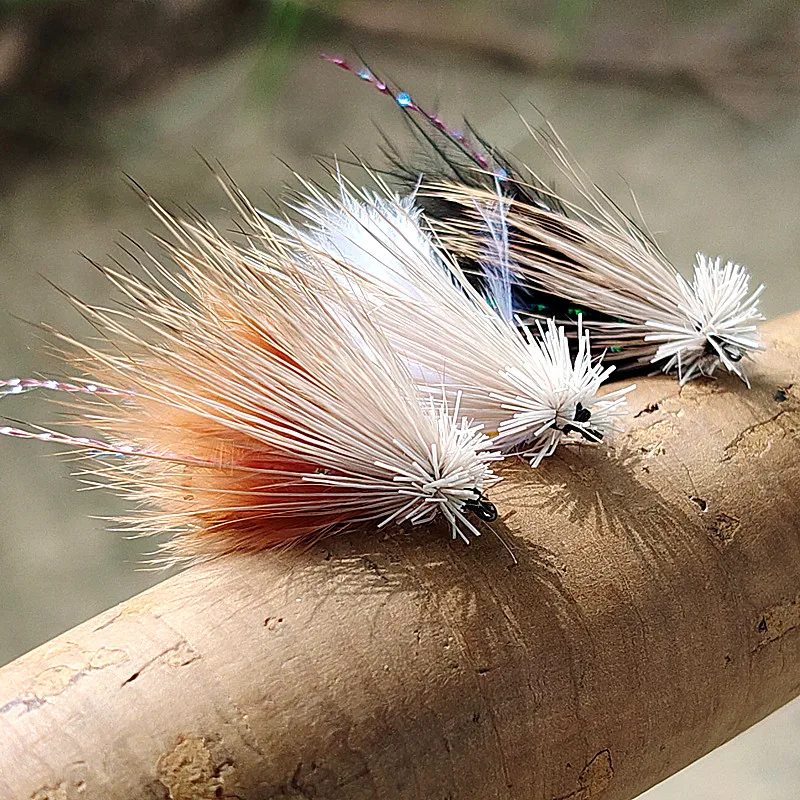 5pcs Imitation caddis, a common type of dry fly fishing flies and ...