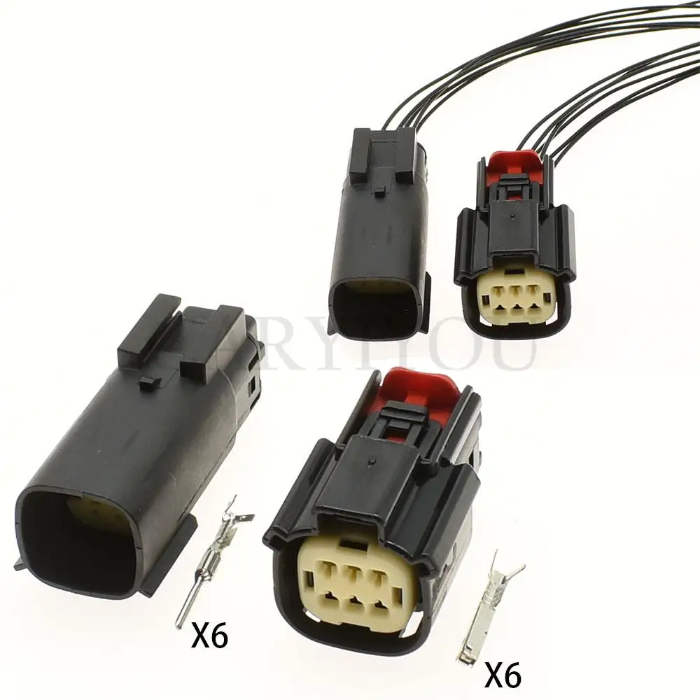 1-Set-6-Pin-1-5-mm-Molex-Female-Male-Waterproof-Automotive-Wire ...