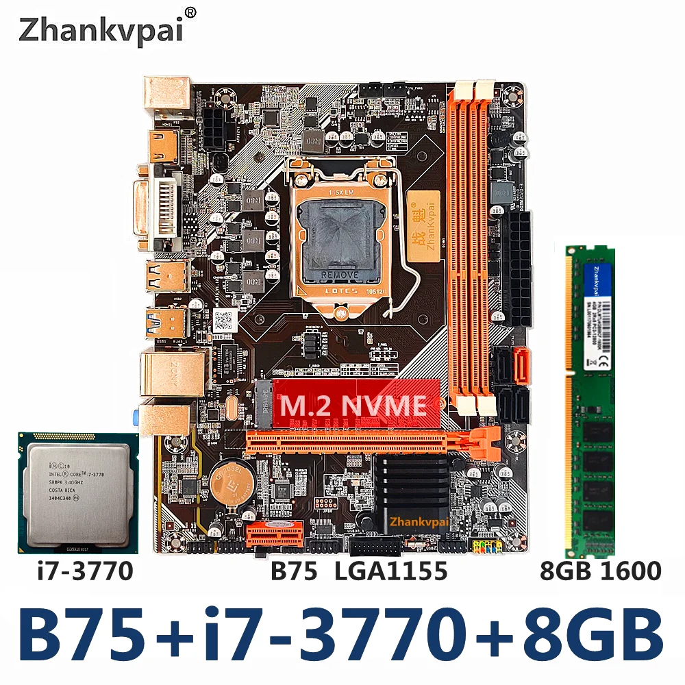 B75-LGA-1155-Motherboard-Set-With-Intel-Core-i7-3770-CPU-8GB-1600MHz ...