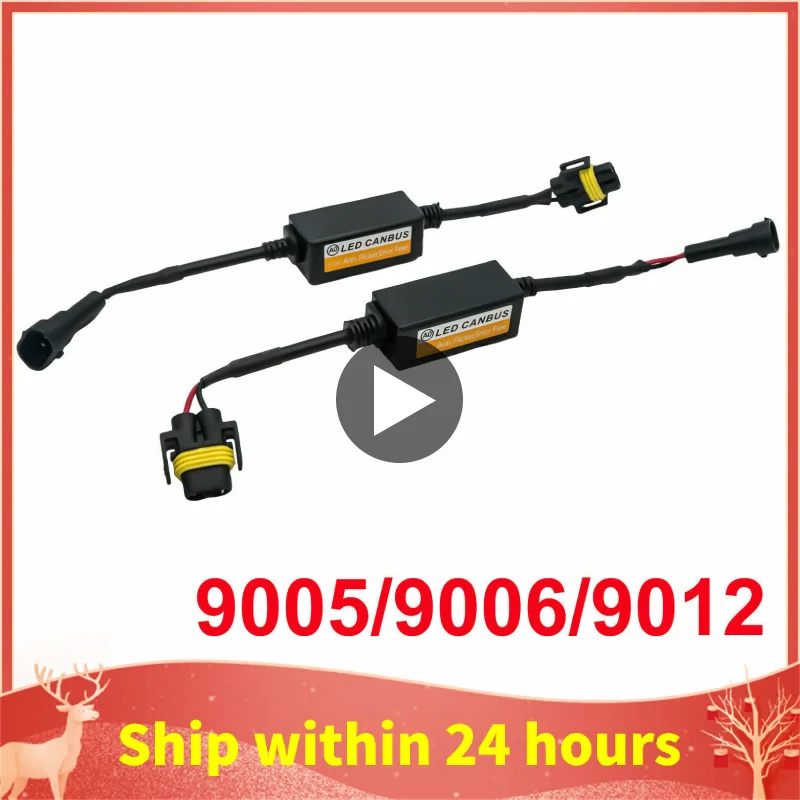 1PC H1/H3/H4/H7/H8/H9/H11 Car LED Canbus Load Resistor Controller ...