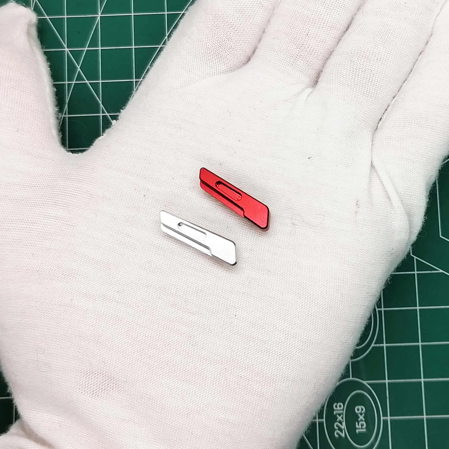 1-Piece-Aviation-Aluminum-Thumb-Grip-Tab-Blade-Push-Button-for ...