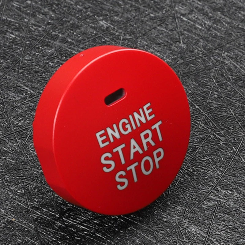 New-Red-Car-Engine-Start-Stop-Switch-Cover-Ignition-Button-For-Subaru ...