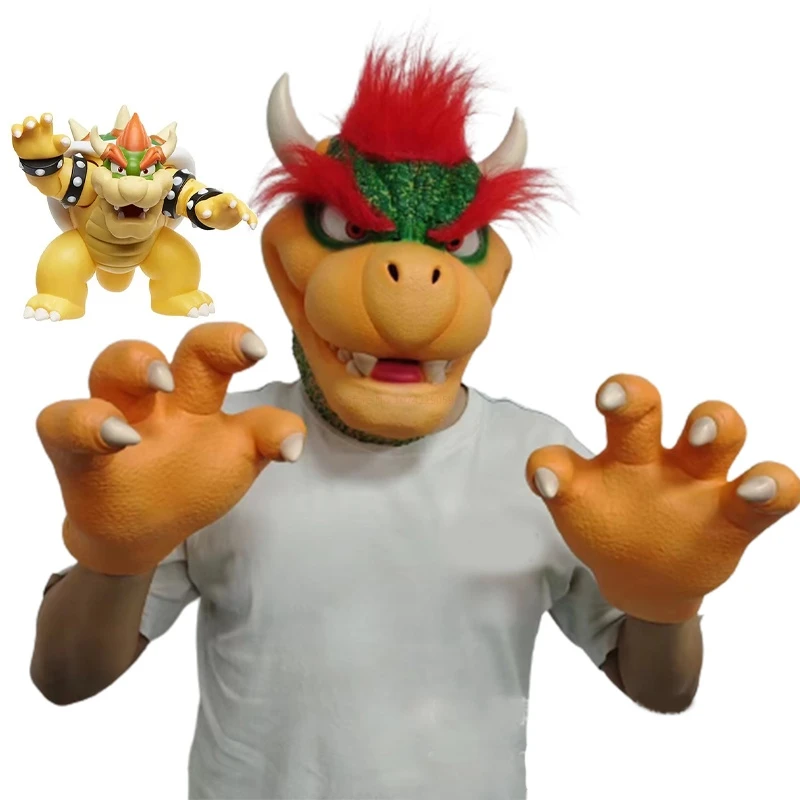 Super-Males-Bowser-Cosplay-Props-Latex-Face-Mask-Anime-Masks-Cosplay ...