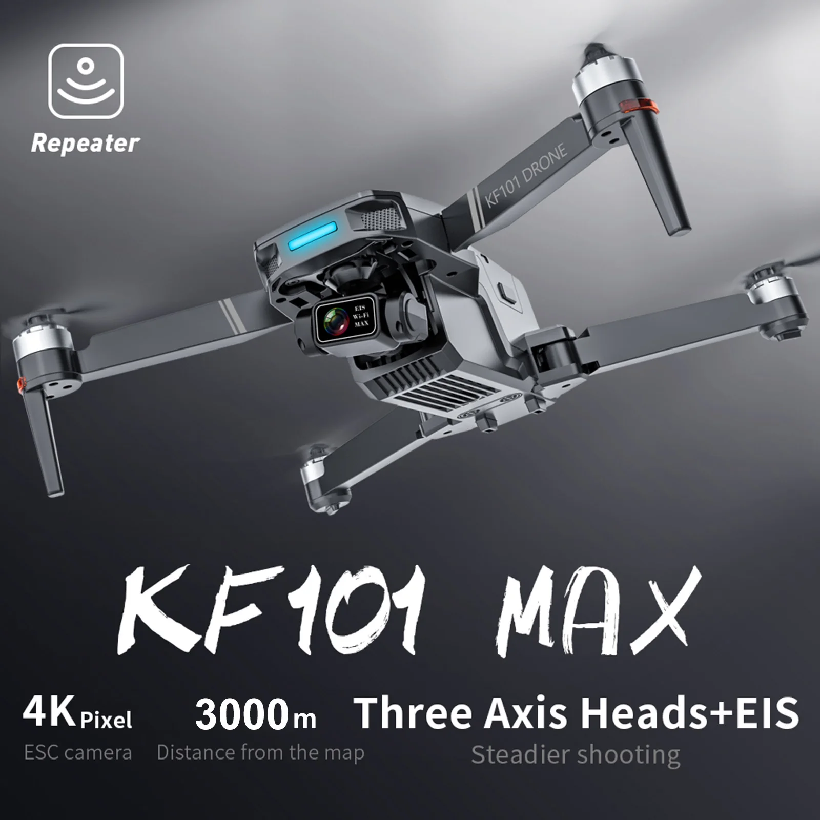 New Kf101 Max Drone 4k Hd 3-axis Gimbal Eis Camera Hd Professional 5g ...