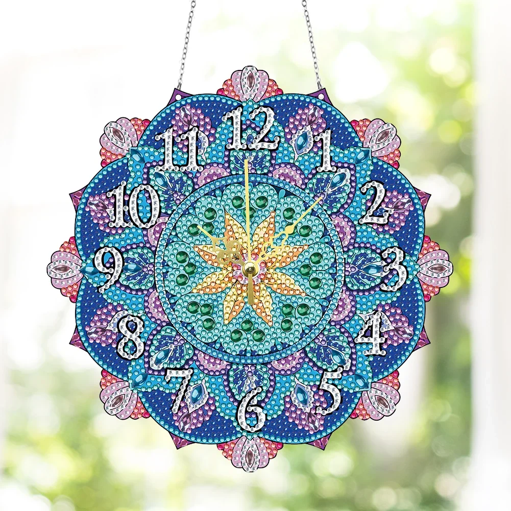 DIY-Diamond-Painting-Clock-Kits-Colorful-Clock-Kit-5D-Art-Craft-Set ...