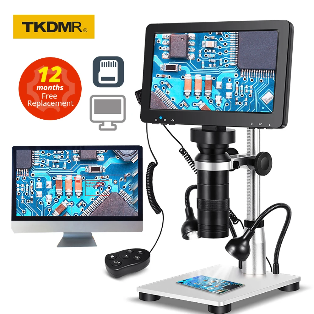 TDKMR 1200X 1080P USB High Definition Electronic Digital Microscope 7 ...
