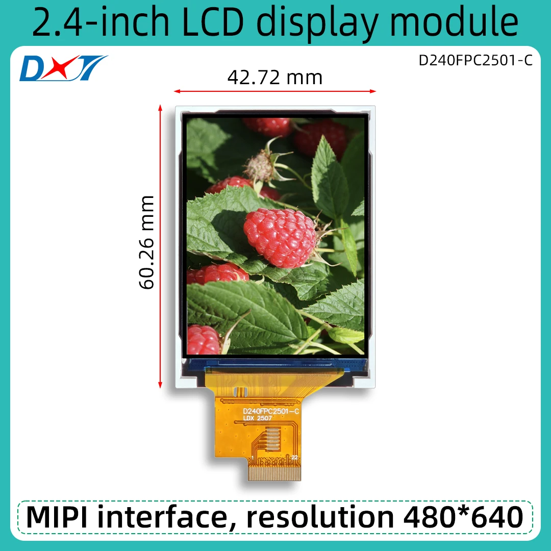 2.4-inch LCD display module MIPI interface ST7701S resolution 480*640 ...