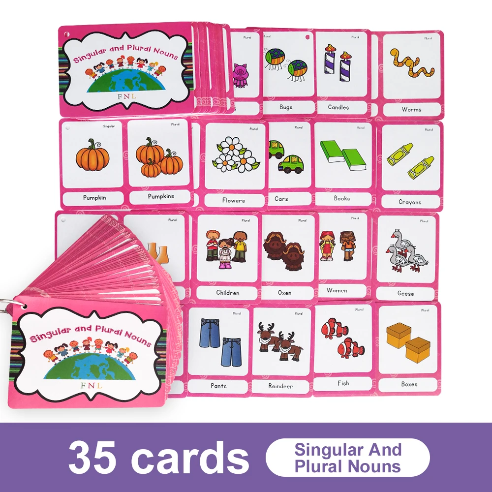 35-Cards-English-Singular-and-Plural-Nouns-Flash-Cards-for-Children-Kid ...