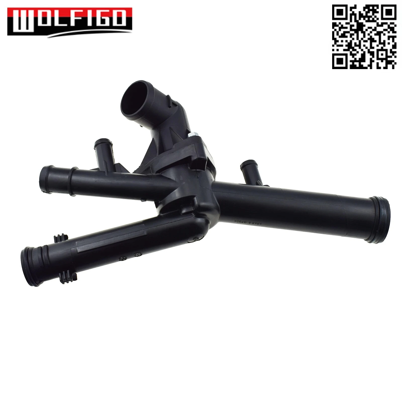 Engine Coolant Thermostat Housing For Audi Q7 VW Passat Touareg Porsche ...