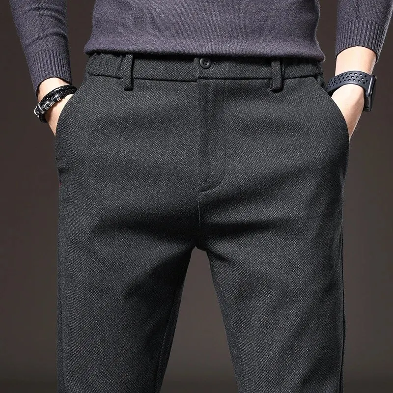 Men-s-Spring-Autumn-Fashion-Business-Casual-Long-Black-Pants-Suit-Pants ...