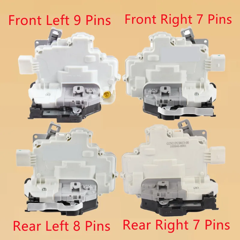 Door Lock Actuator Latch for Audi Q3 Q5 Q7 A4 S4 A5 S5 TT 8J1837015A ...